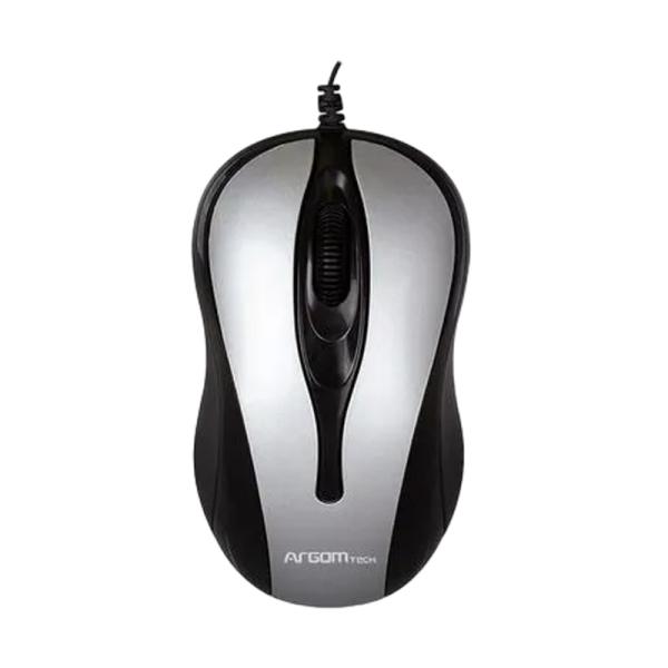 Mouse Argom USB Retráctil Grey | CyberTeam